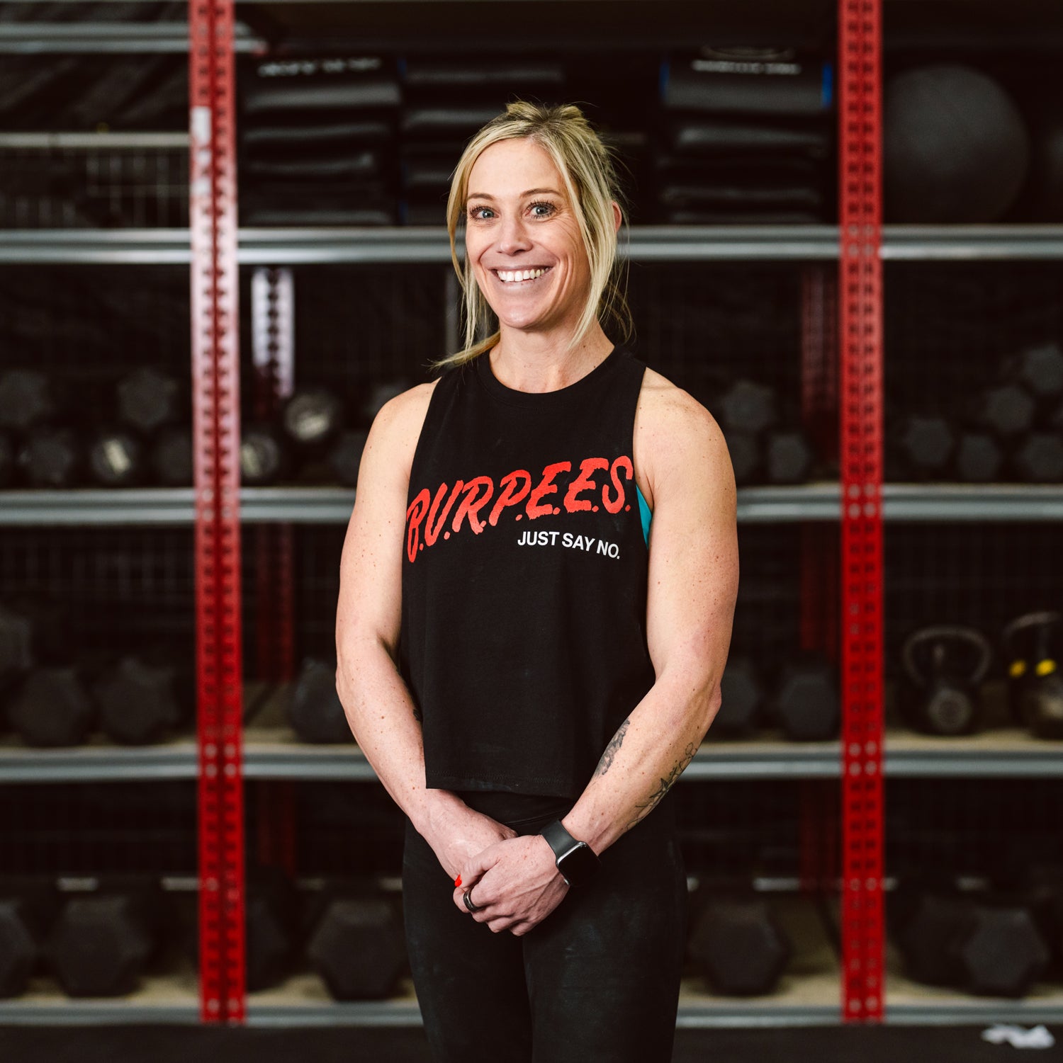 Women's Burpees Crop Tank – Box Basics