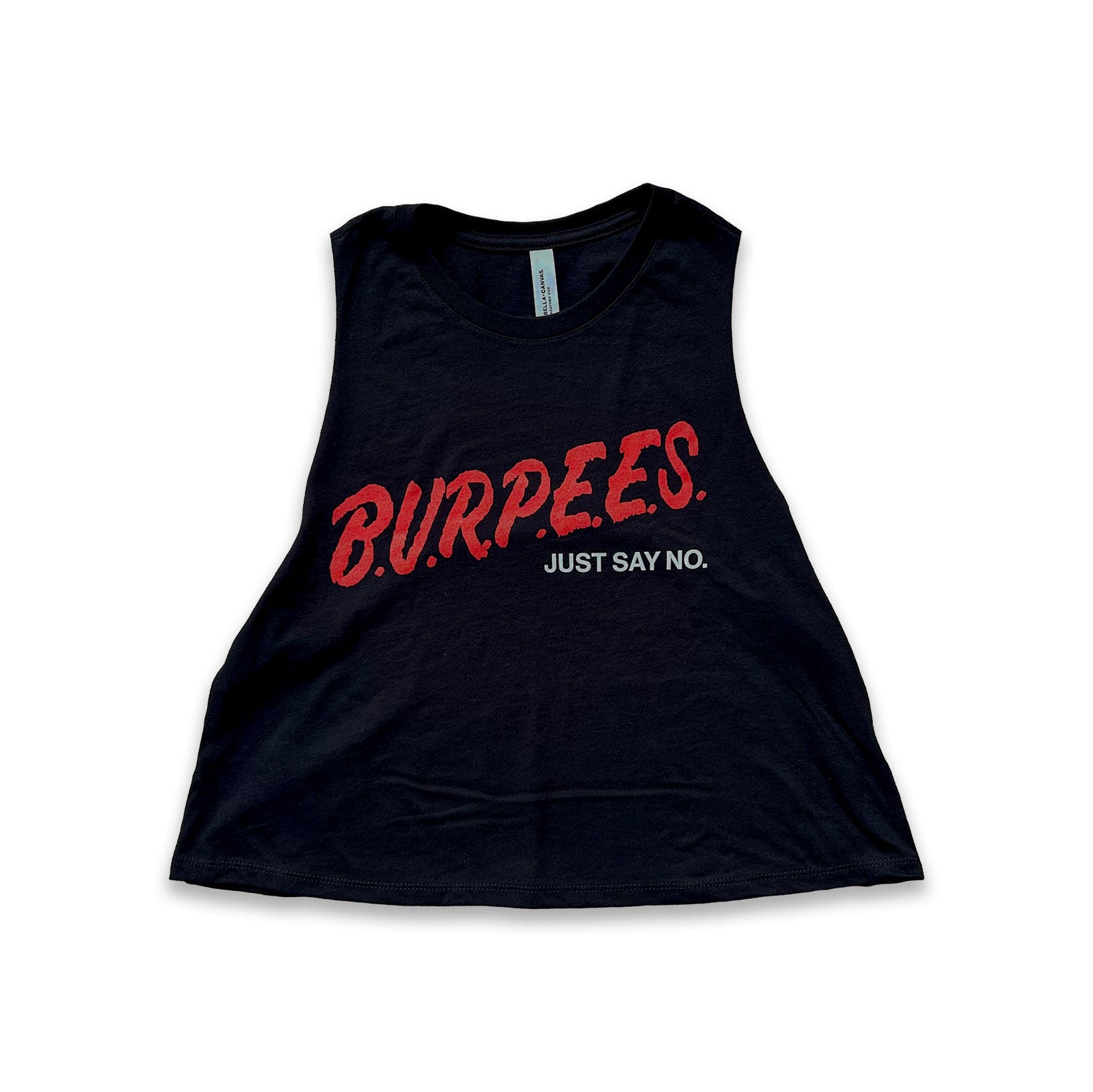 Women's Burpees Crop Tank – Box Basics